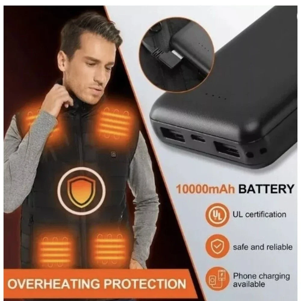 Airo | Jackets & Coats | Sovece Heated Vest Men Women 000mah Battery ...